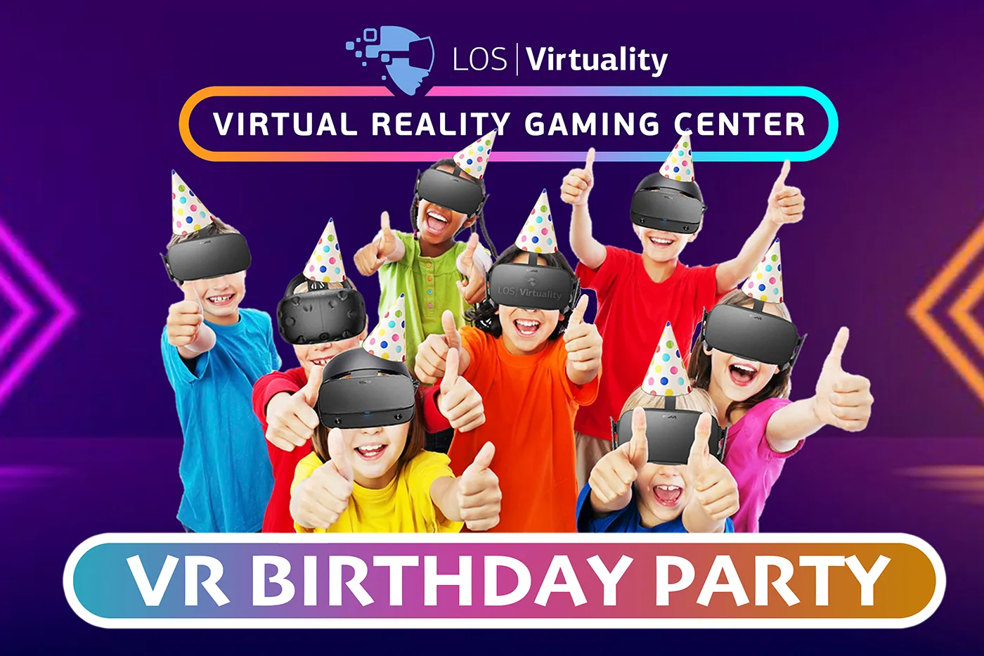 VR Kids Birthday Party Los Angeles | Arcade Party | Video Game Place